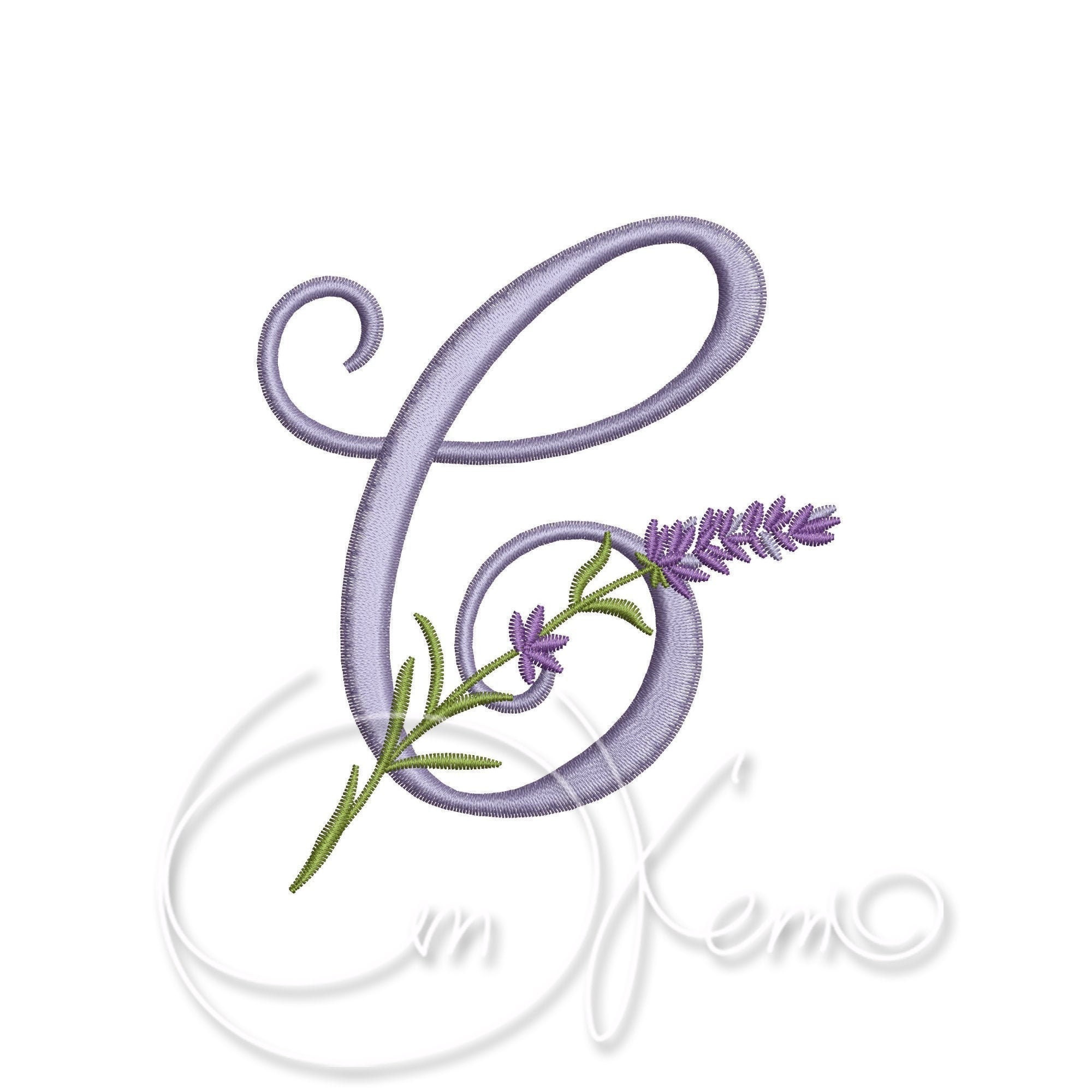 Sewing & Needlecraft Kits & How To Lavender letter P alphabet PES ...