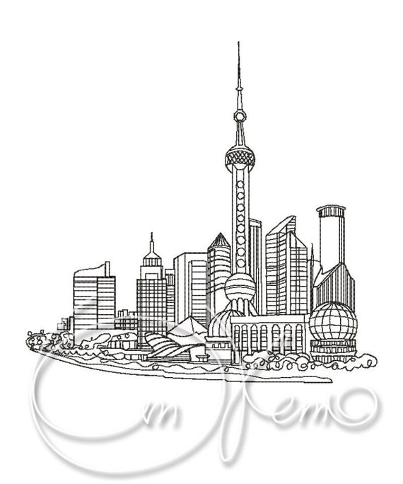 MACHINE EMBROIDERY DESIGN Shanghai Embroidery Shanghai - Etsy