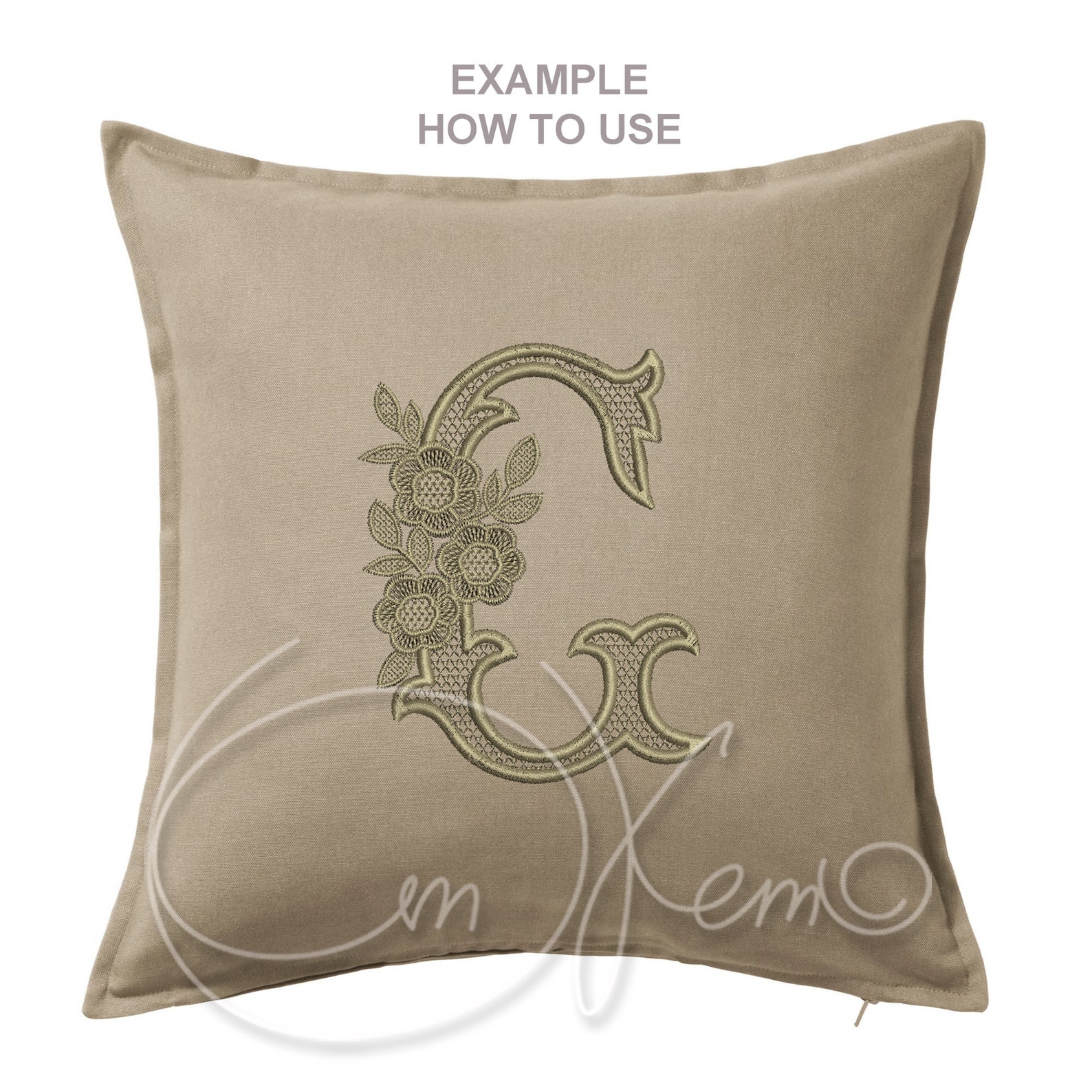 MACHINE EMBROIDERY DESIGN Monogrammed Lace Letter G Hoop 4x4 - Etsy