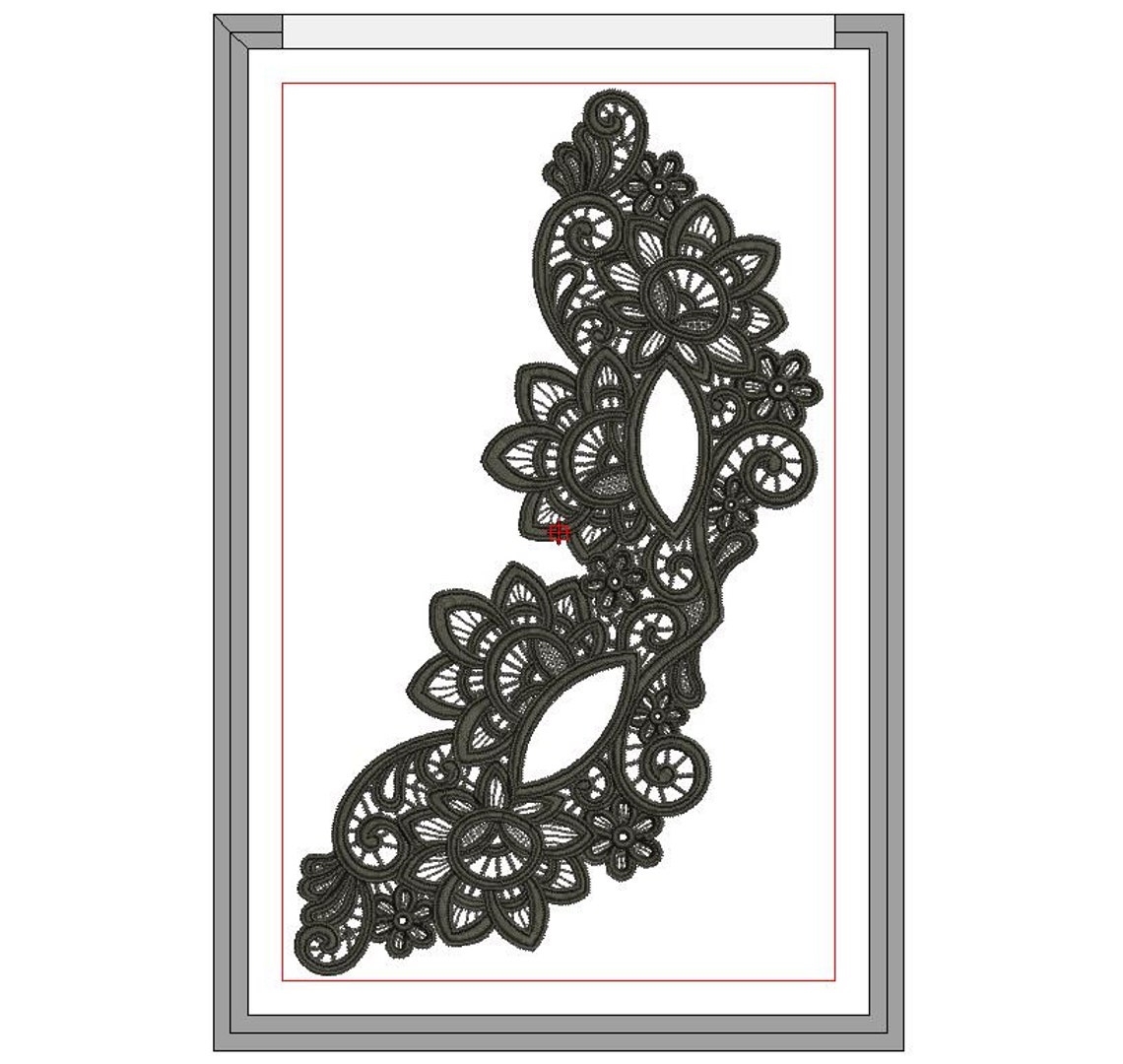 Machine Embroidery Design - Venetian Mask Instant Download 6x10 Free ...