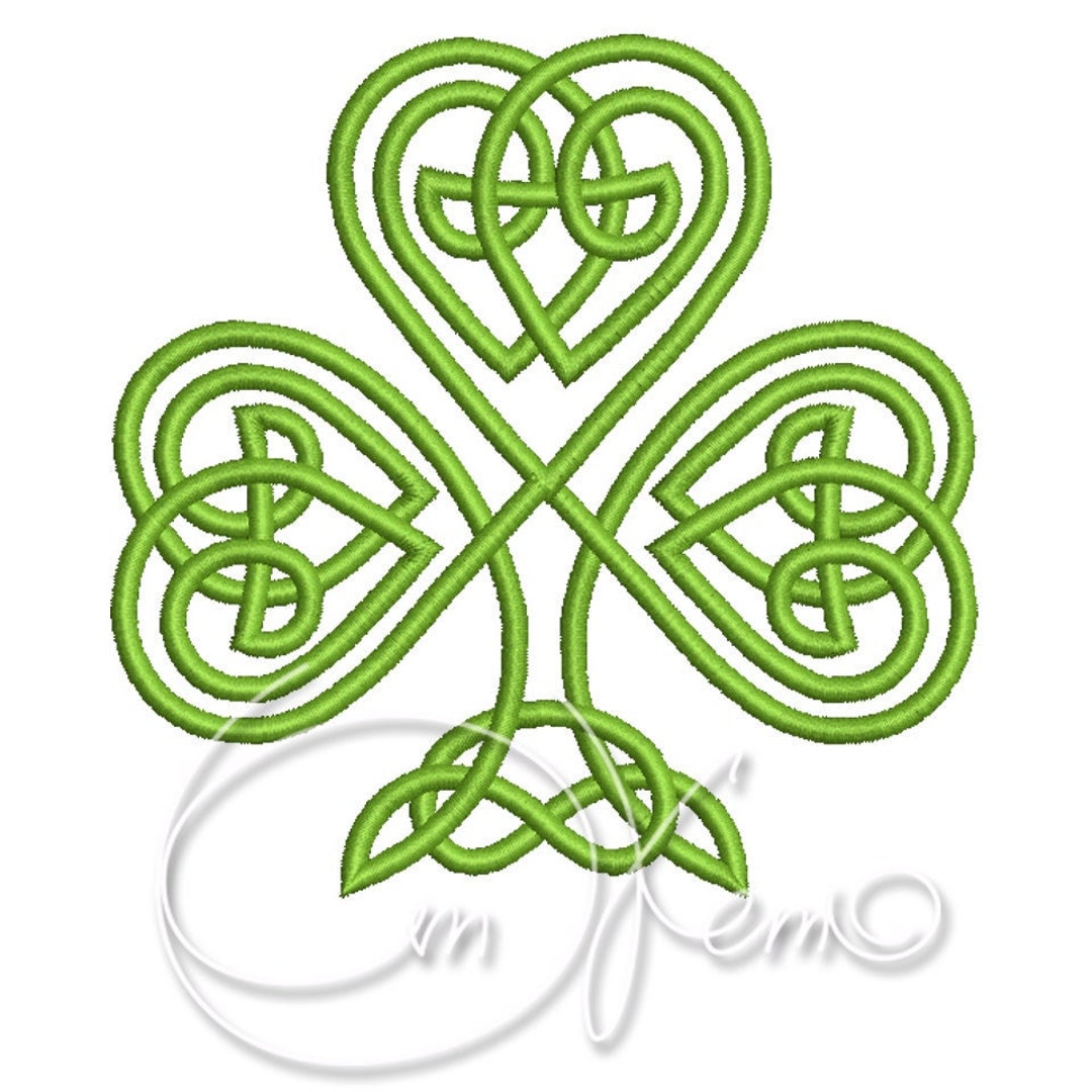 MACHINE EMBROIDERY DESIGN - Irish Clover, St Patrick's Day - Etsy