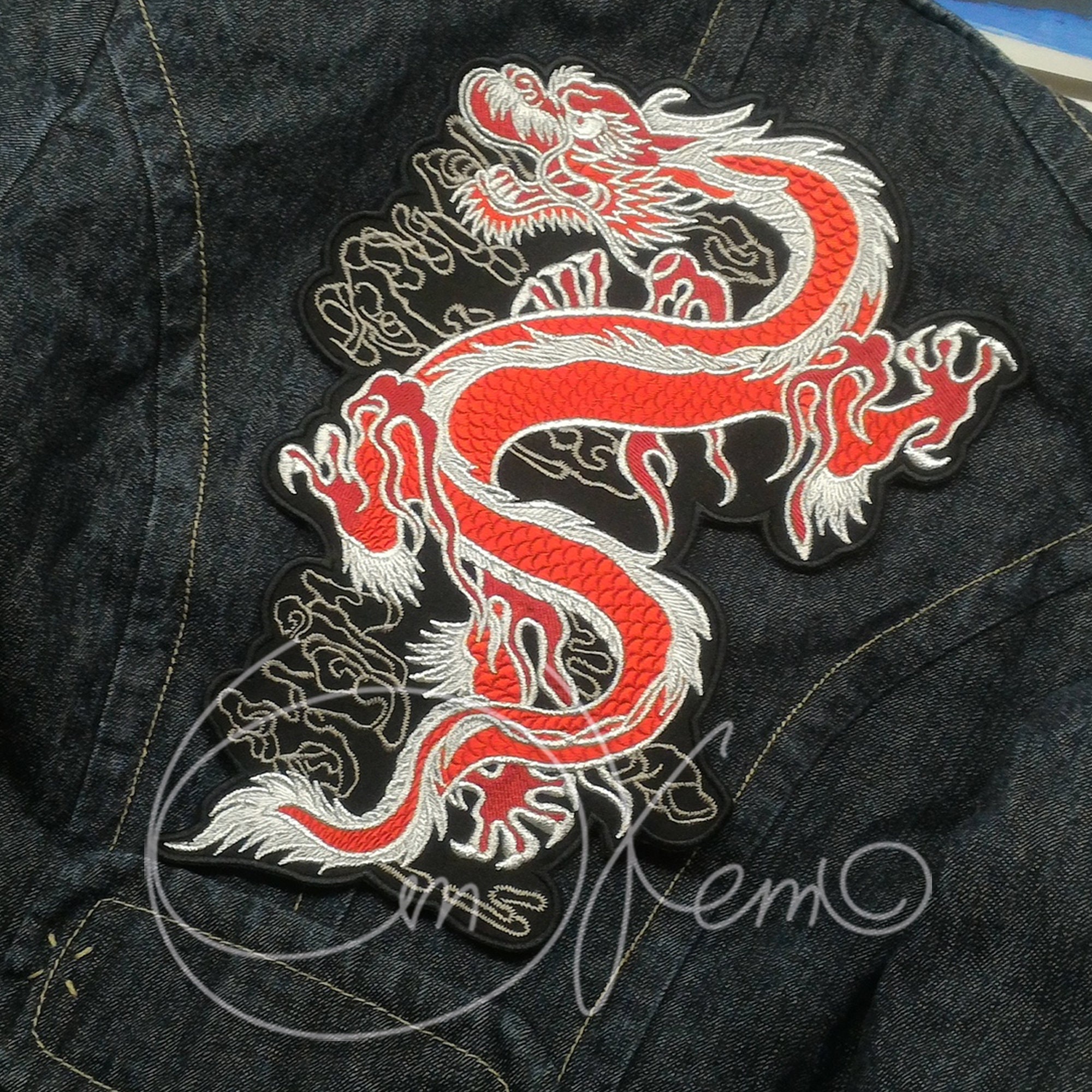 Machine Embroidery Design - Dragon Digitized PES Instant Download 7x5 ...