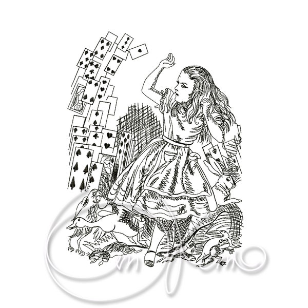 Alice Wonderland Embroidery Design - Etsy