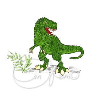 MACHINE EMBROIDERY DESIGN -tyrannosaurus Rex, Jurassic Park, Jurassic ...