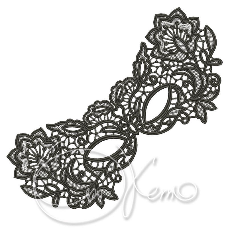 Fsl Embroidery Mask - Etsy