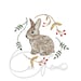 Machine Embroidery Design Bunny PES Instant Download 4x4 Hand ...