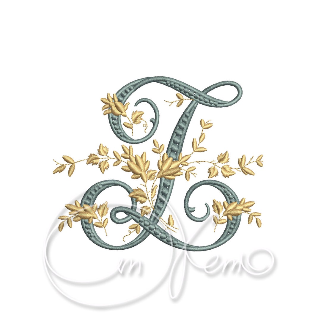 Machine Embroidery Design Capital Letter Z Digitized Victorian Alphabet ...