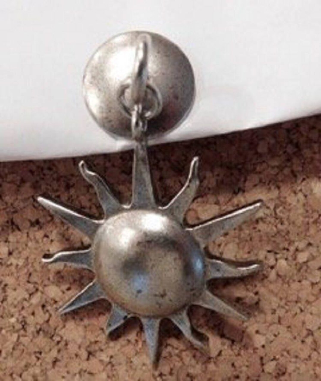 Sun Roller Shade Pull (silver) | Celestial Window Treatment Accent ...