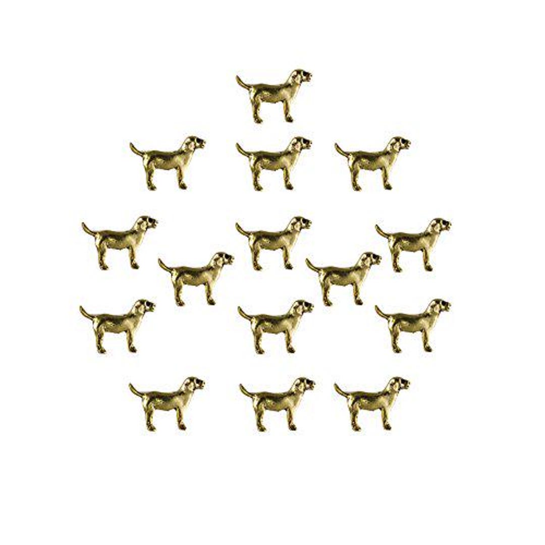 Dog Push Pins, Golden Lab Push Pins, Animal Tacks, Gold Office Decor ...