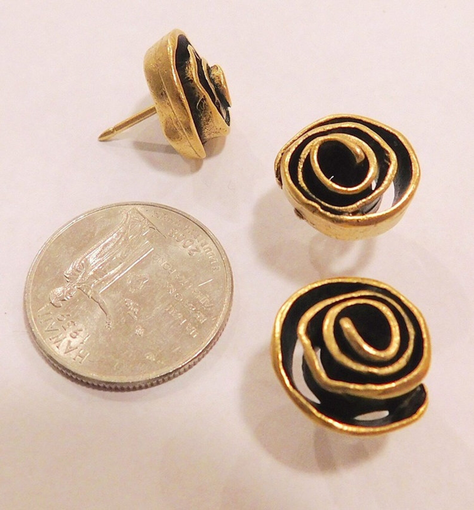 Rosette Push Pins Decorative Push Pins Unique Gold Push | Etsy