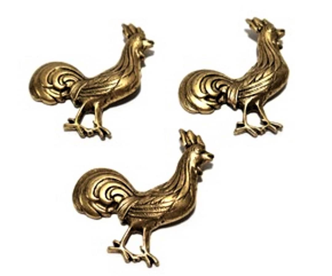 Rooster Magnets, Farmhouse Decor, Shabby Chic Home Decor, Bird Magnets ...