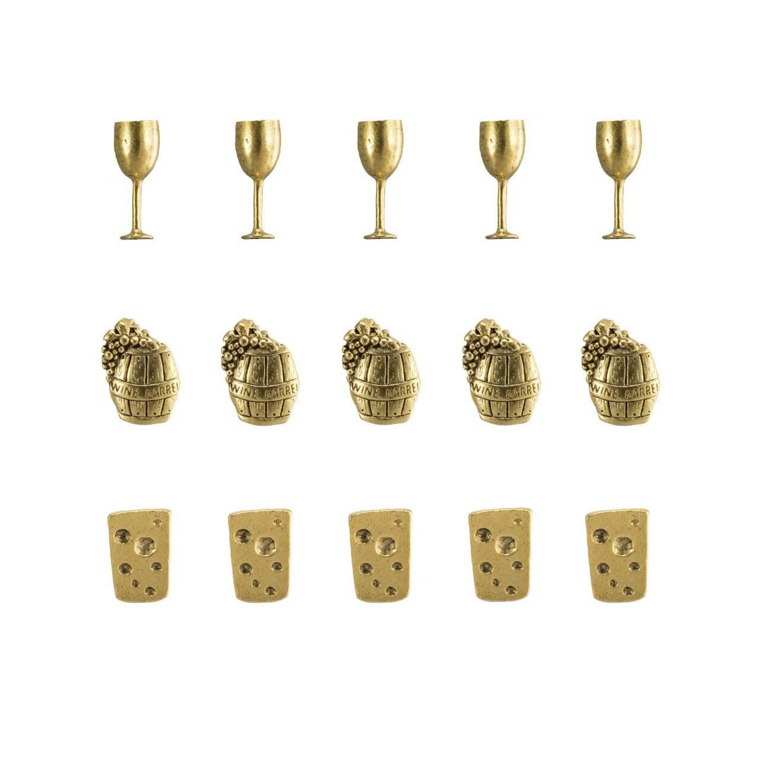 Wine and Cheese Push Pins, Food Push Pins, Winery Thumb Tacks, Elegant ...