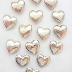 Heart Push Pins, Decorative Push Pins, Unique Silver Push Pins, 15 ...