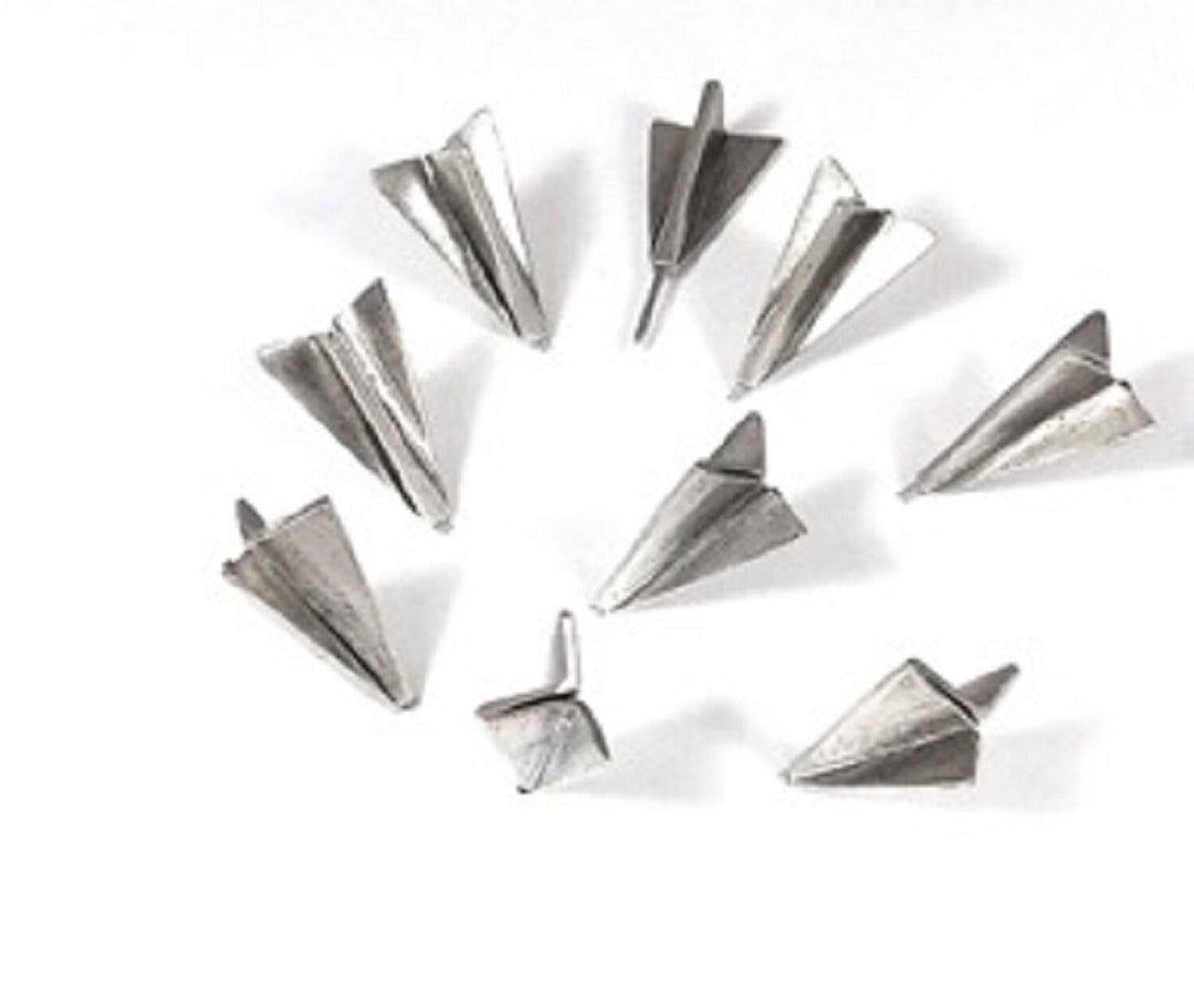 Paper Airplane Push Pins, Decorative Push Pins, Unique Silver Push Pins ...