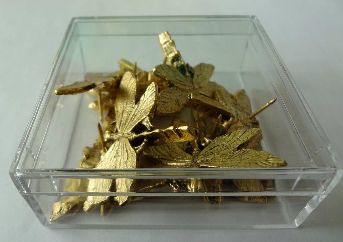 Sea Life Push Pins (15 Pc Set) | Decorative Gold Starfish Seashell ...