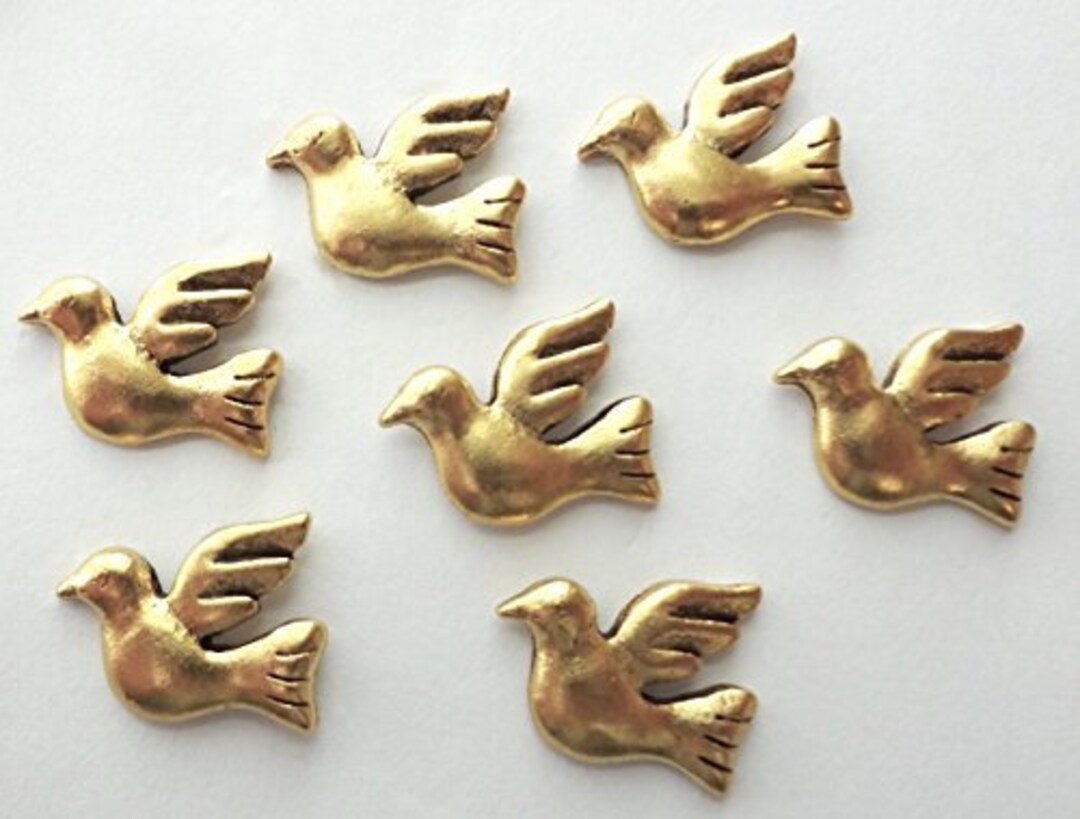 Dove Push Pins Decorative Push Pins Unique Gold Push Pins - Etsy