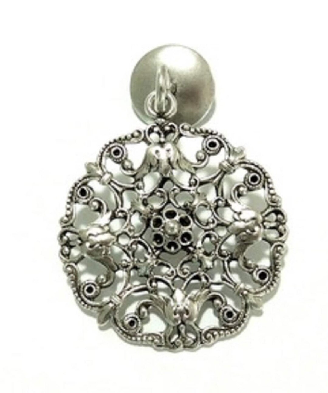 Round Lace Roller Shade Pull, Window Shade Pull, Decorative Shade Pull ...