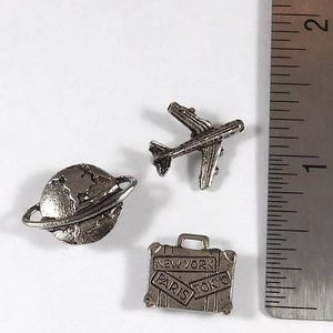 Travel the World Push Pins, Decorative Push Pins, Unique Silver Push ...