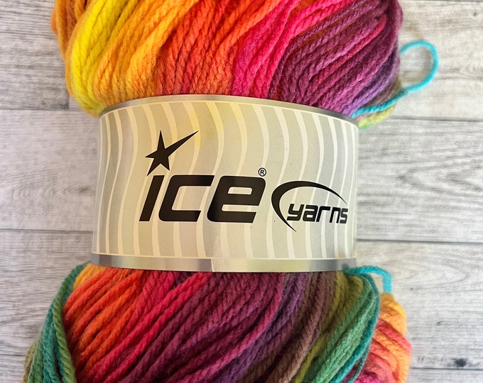 ICE Yarn Magic Light Rainbow - Etsy