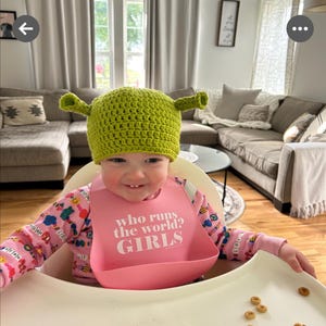 Gorro de Shrek de crochet: Cosplay/Ogro - Etsy España