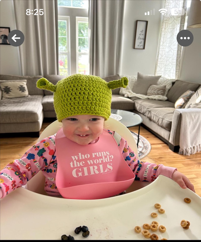 Gorro de Shrek de crochet: Cosplay/Ogro - Etsy España