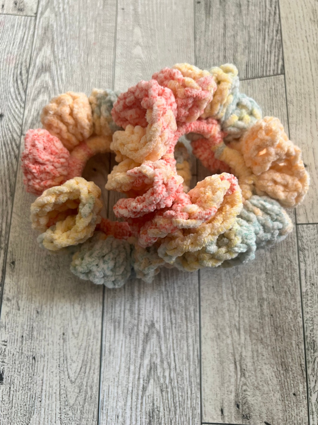 Rainbow Pastel Scrunchie Set - Etsy