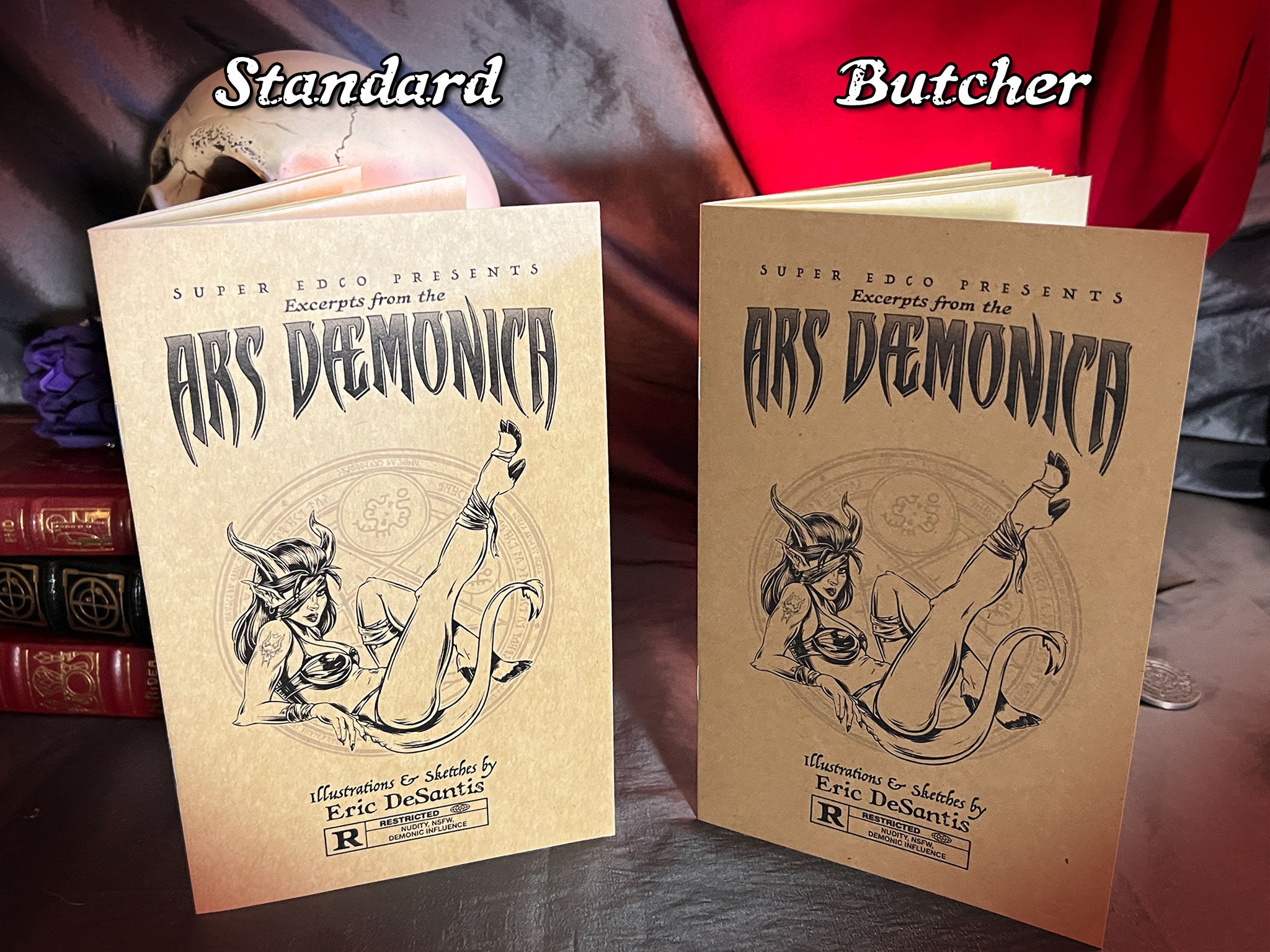 Sexy Demon Pin-up Book, Devil Girl Art - Etsy