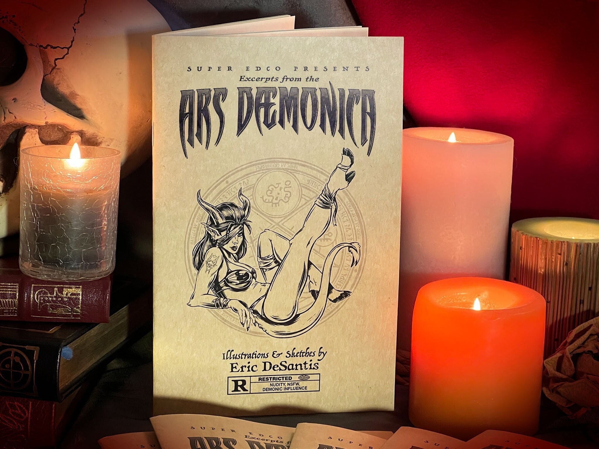 Sexy Demon Pin-up Book, Devil Girl Art - Etsy