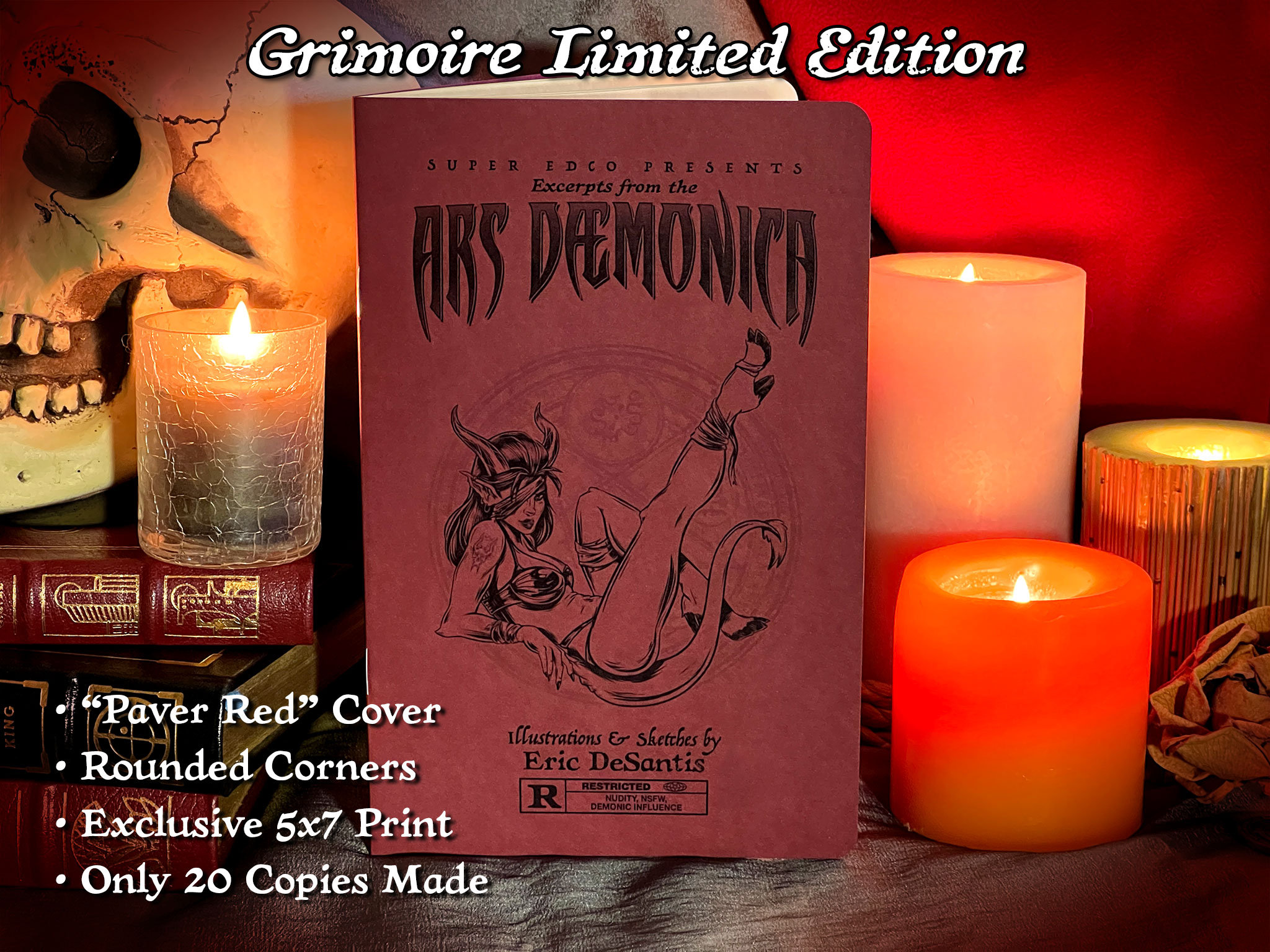 Sexy Demon Pin-up Book Devil Girl Art - Etsy