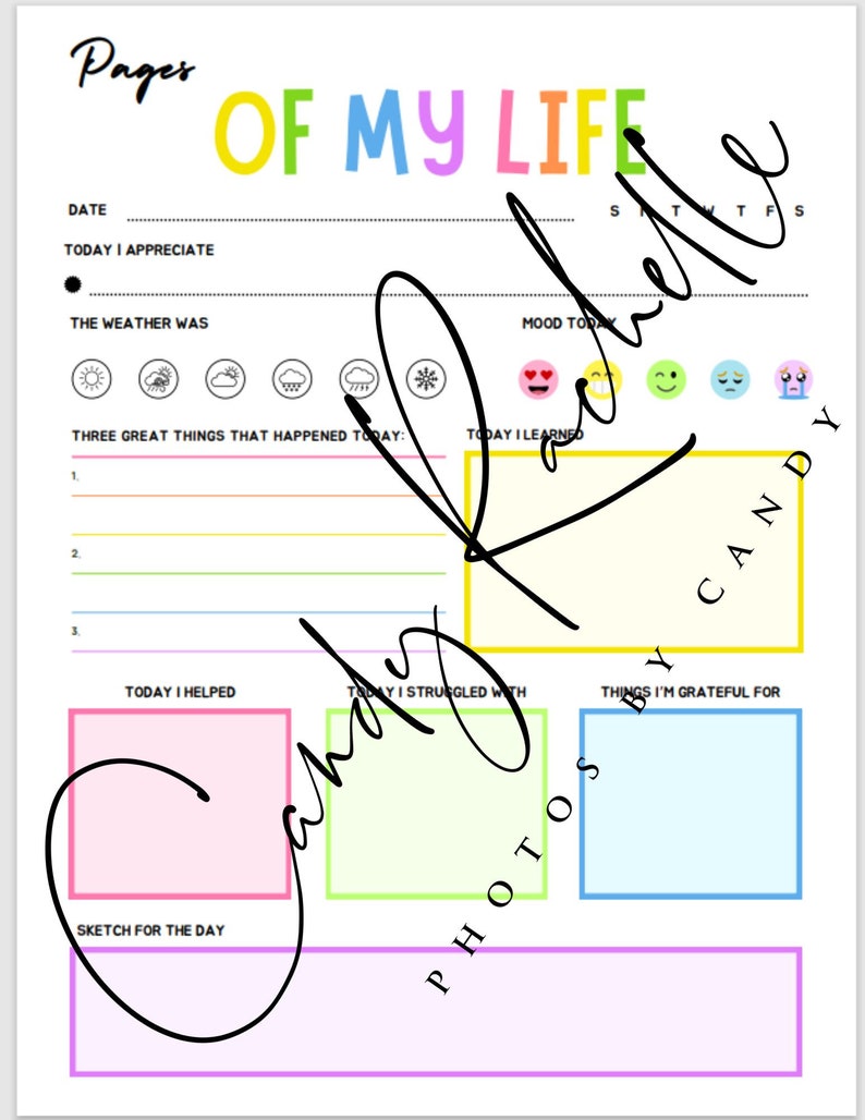 The Pages of My Life: A Self-esteem & Emotions Activity Journal for ...