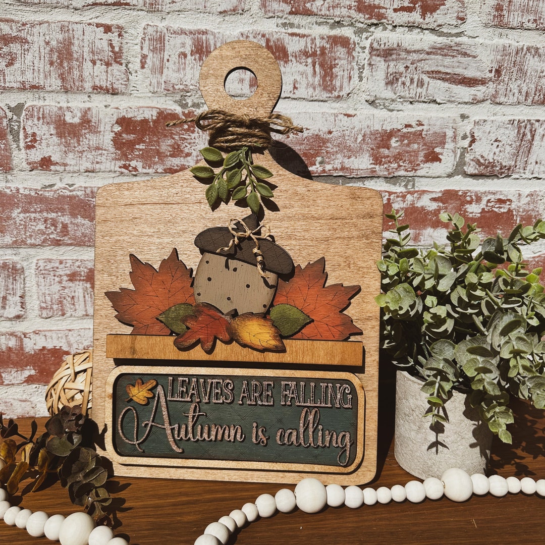 Fall Decor, Hello Fall Sign, Autumn, Sign, Wood Sign, Farmhouse ...
