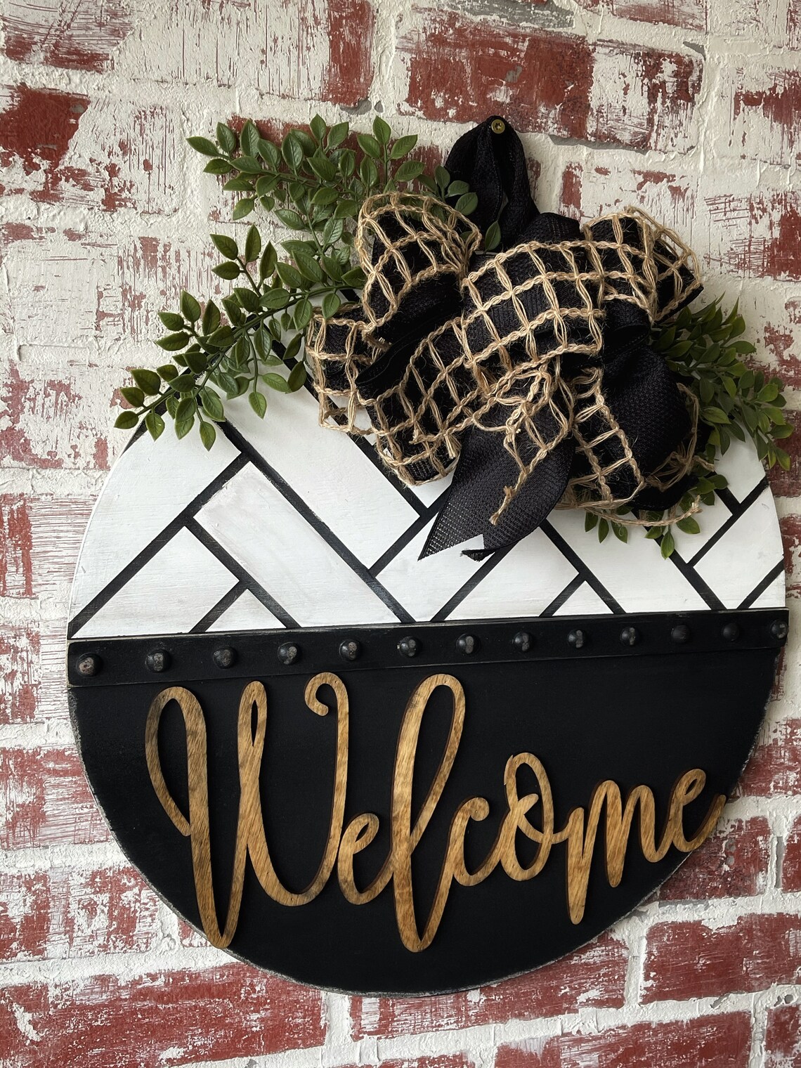 Welcome Sign Custom Sign Modern Signs Modern Farmhouse | Etsy