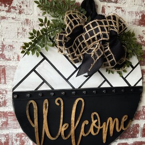 Welcome Sign, Custom Sign, Modern Signs, Modern Farmhouse, Door Decor ...