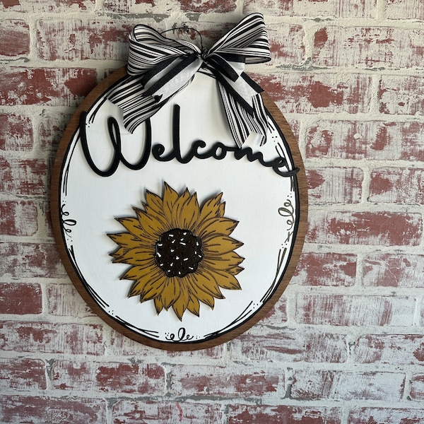 Interchangeable Welcome Sign - Etsy