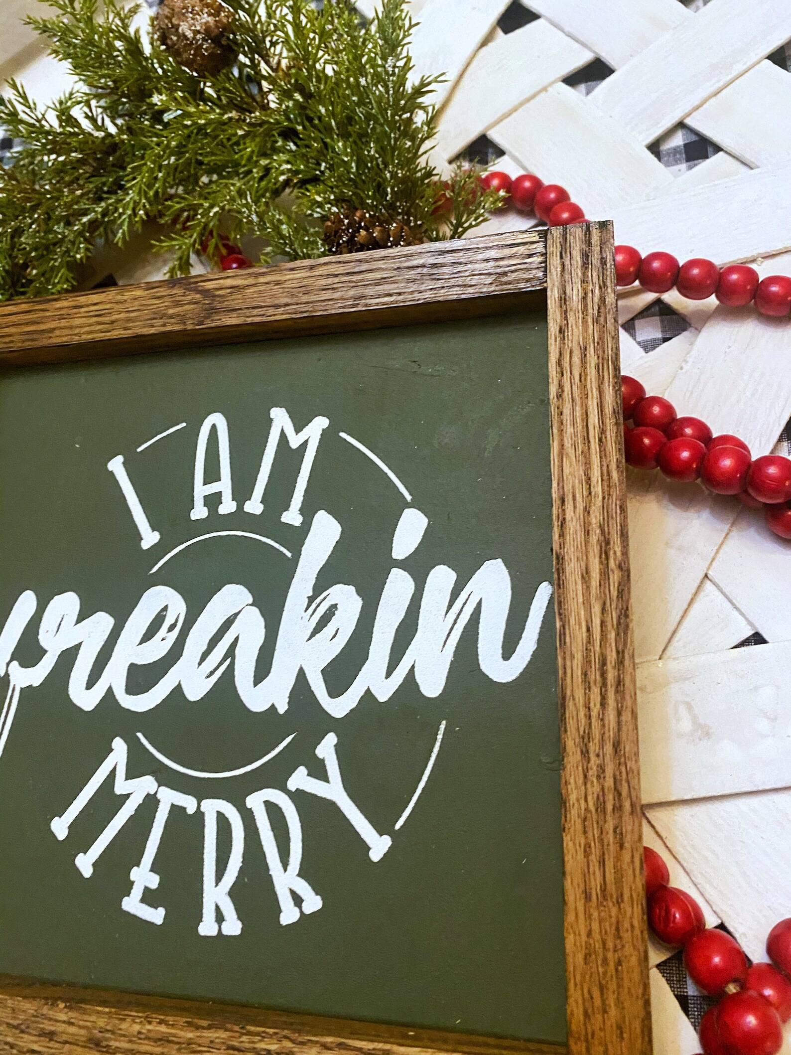 Mini Christmas Sign Tiered Tray Sign Framed Christmas Sign - Etsy