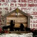 Handmade Nativity Set, Rustic Manger Scene, Light up Christmas Decor ...