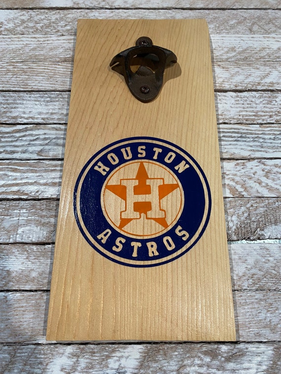 Houston Astros Wall Mounted Bottle Opener astros - Etsy