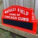 Wrigley Field Marquee Sign With Chalk Board - Etsy