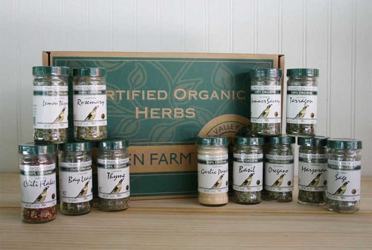 Organic Herb Gift Box Large | Etsy