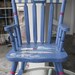 Painted Nautical Rocker,nautical Lighthouse Rocker, Sail Boat Rocking ...