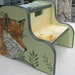 Children's Hand Painted Fox Step Stool, Wildlife-animal Stool for Kids ...