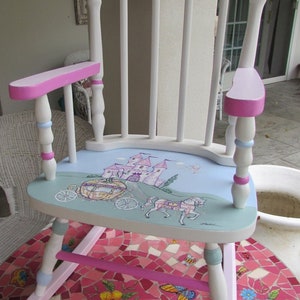 Girls Princess Rocking Chair,nursery Furniture,fairy Tale-rocker,girls ...