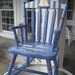 Painted Nautical Rocker,nautical Lighthouse Rocker, Sail Boat Rocking ...