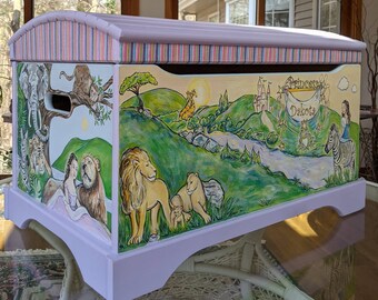 Hand Painted Chest - Etsy