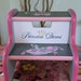 Girls Hand Painted Princess Step Stool Kids Stools Painted - Etsy