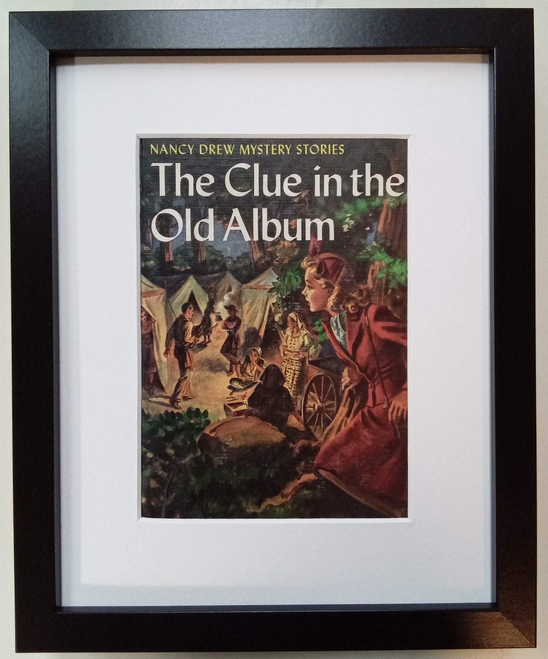 Nancy Drew Framed Book Cover, the Clue in the Old Album - Etsy