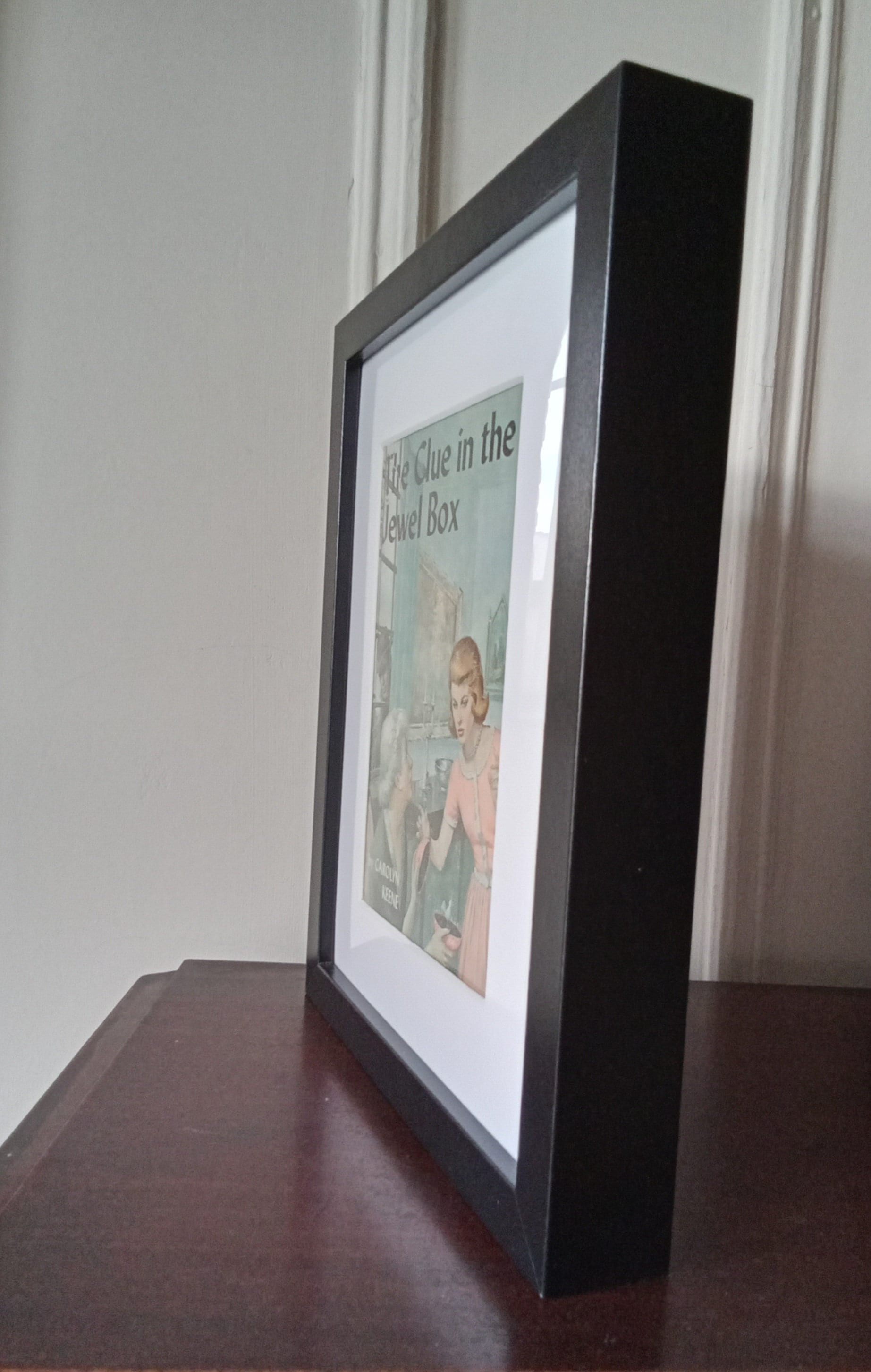 Nancy Drew Framed Book Cover, the Clue in the Crumbling Wall - Etsy