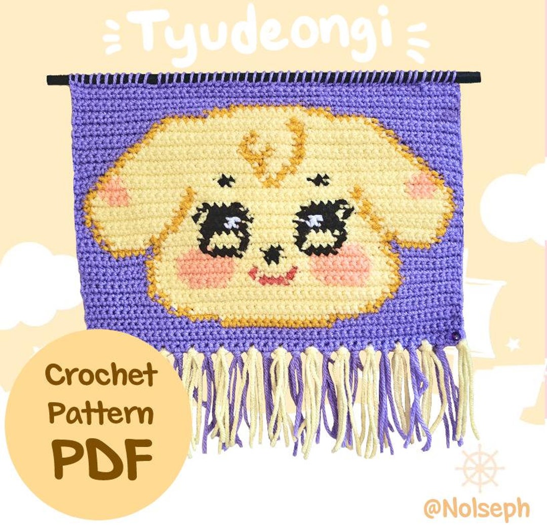 Crochet Pattern Aniteez Tyudeongi Yunho ATEEZ Tapestry Graph - Etsy