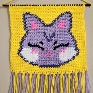 Crochet Pattern Aniteez Sandeoki Choi San ATEEZ Tapestry Graph - Etsy