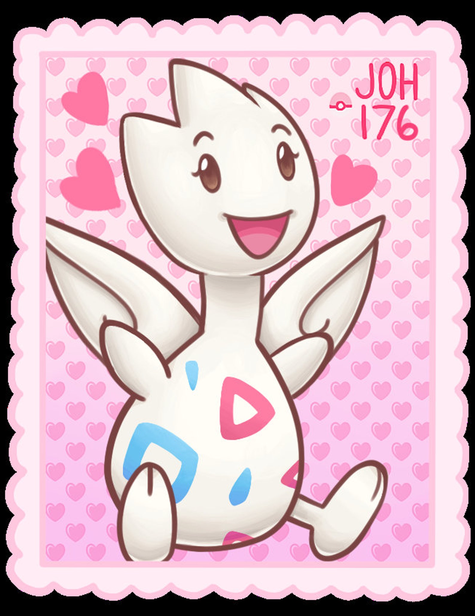 Cute Togepi Togetic Togekiss Snubbull Granbull Shiny Pokemon | Etsy